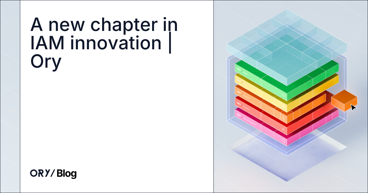 A new chapter in IAM innovation | Ory