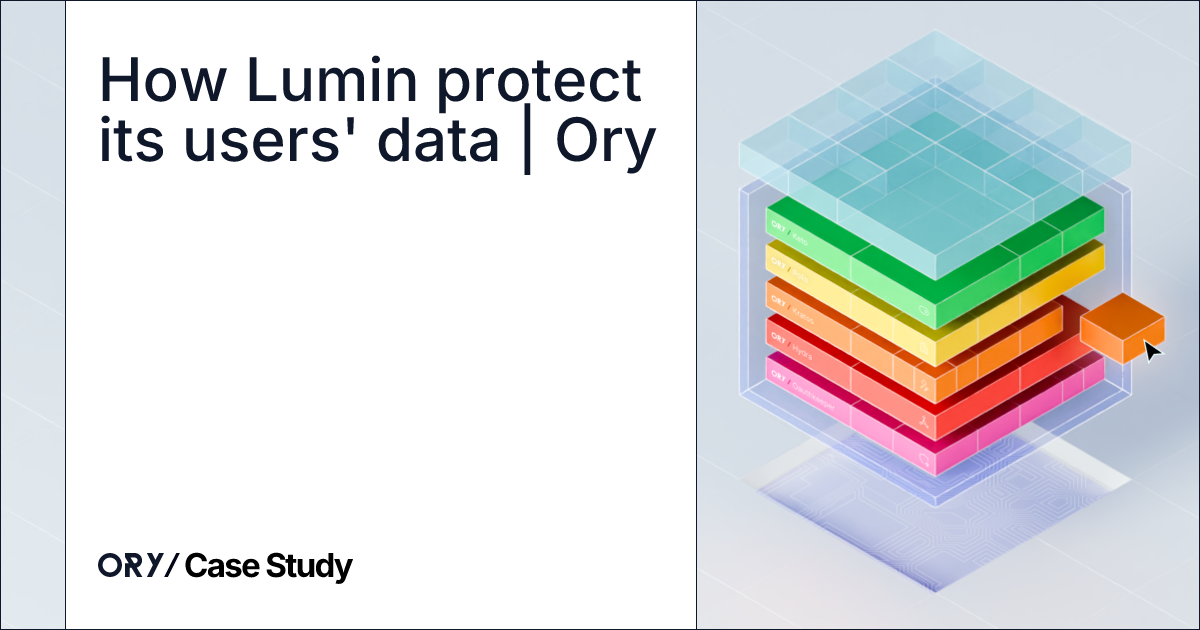 How Lumin protect its users' data | Ory