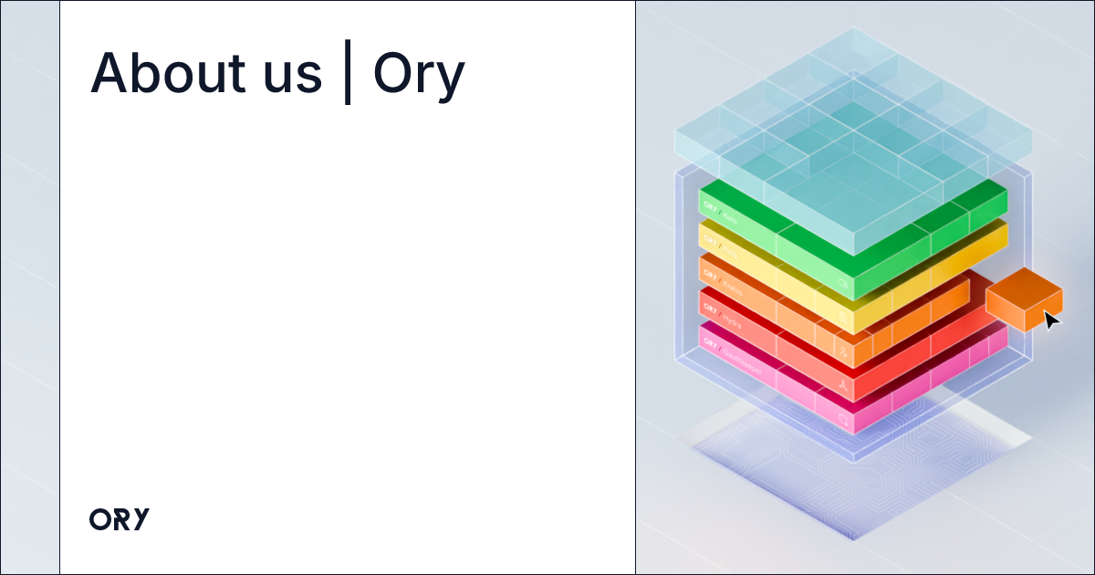 About us | Ory